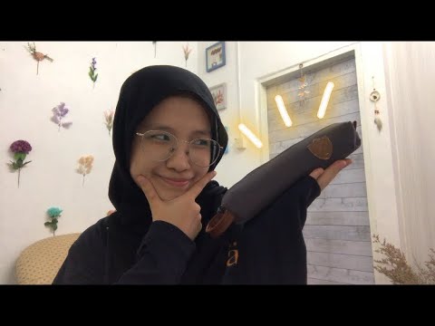 ASMR What’s In My Pencil Box *whispered tapping scratching & more!!* 💯