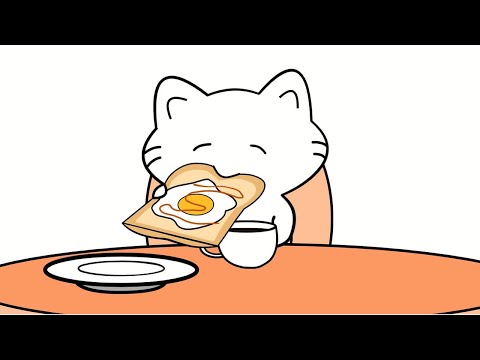 Cat Making Breakfast (ASMR Animation) - The ASMR Index