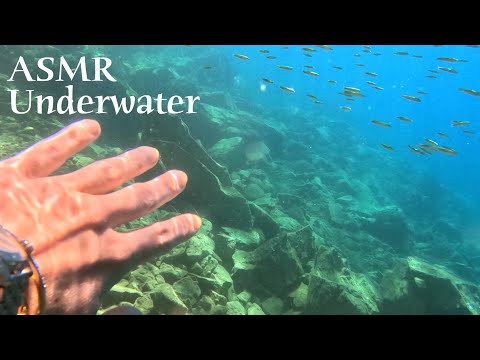 ASMR 🌙 Underwater hills - Underwater sounds, waves, bubbles (no talking)