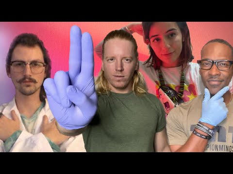 ASMR With Friends | The Four Doctors Cranial Nerve Exam