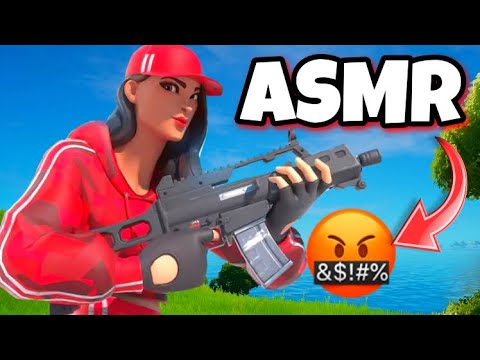ASMR Français sur FORTNITE je répond aux méchants commentaires 😴😴