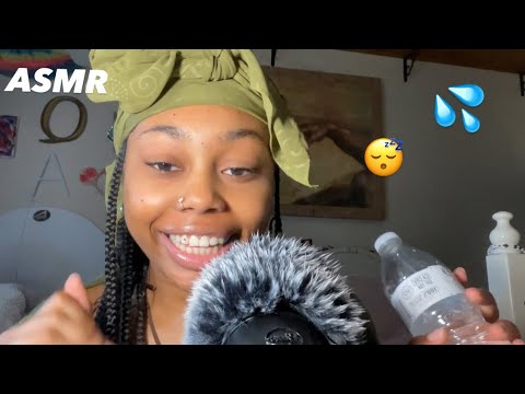 ASMR| ASMR Water Sounds💦, Hand Movements + Gum Chewing Sounds☺️😴