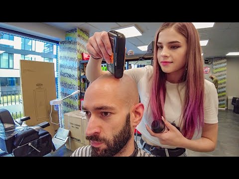 The most THOROUGH Head Shave Ever (Even Caught Me by Surprise!) ASMR ...