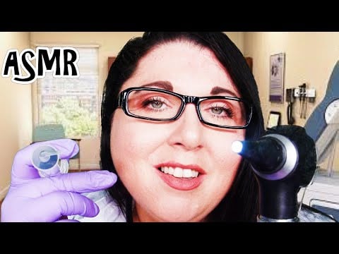 Relaxing Ear Exam and Cleaning, Otoscope exam for Sleep, Personal Attention