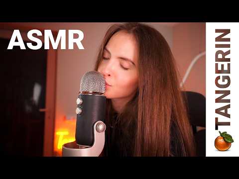 ASMR Inaudible Whispering, Soft Mouth Sounds, Glove Sounds & Fluffy Mic Scratching | Tangerin