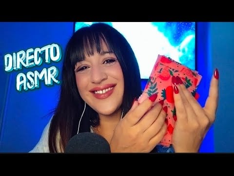 ASMR LIVE - Eso te dará cosquillas. (skincare, makeup, masaje) DIRECTO ...