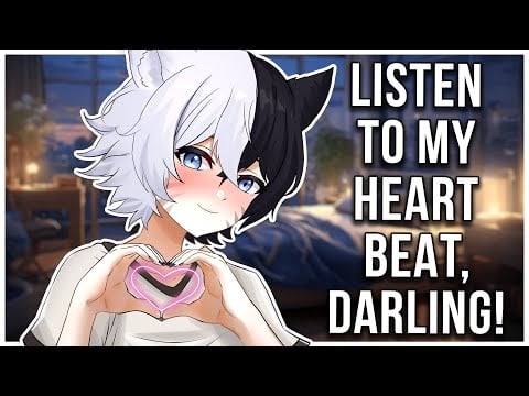 ASMR Roleplay | Femboy Boyfriend Comforts You With Heartbeat 💓