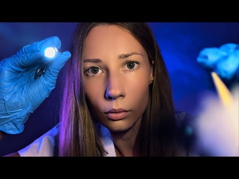 ASMR Doctor Check Up (Eye Exam, Hearing Test, Scalp Exam, Full Physical ...