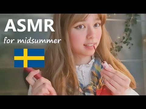 ASMR Getting Ready For Midsummer Together | RP | Whispered | Tapping | Personal Attention | Make-up