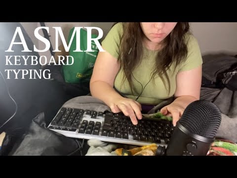 ASMR keyboard typing for relaxation and sleep 😴
