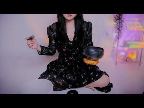 ASMR Brain Vibrations FOR YOU TO FEEL RELIEVED 😴 Tuning Fork tingles for sleep💤