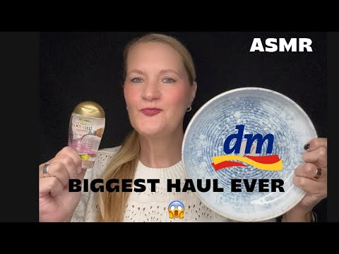 ASMR german ⚠️ Extrem Tingly XL DM Haul Show & Tell - What’s in my ...