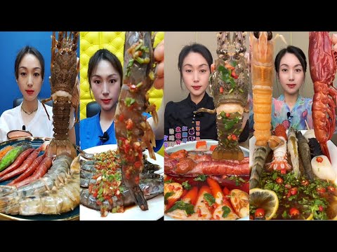 🦞🔥 Ultimate Seafood Boil Mukbang ASMR | 해산물 찜 먹방 ASMR | シーフードボイル大食い ...