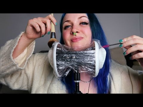 ASMR Crinkly Ear Brushing (Soft & Intense)
