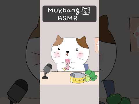 ASMR animation | cat helps hamsters to make Fish Shaped Bun