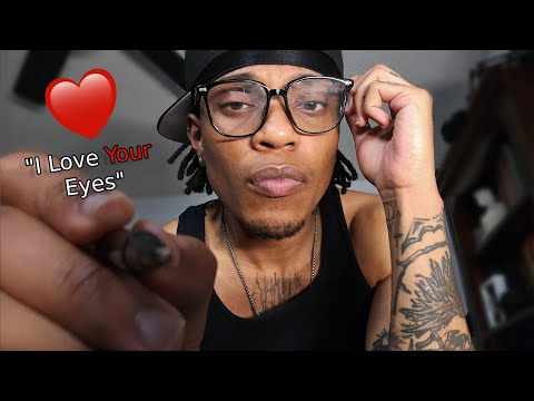 Drawing On Your Pretty Face ASMR 🖤| Touching, Tracing