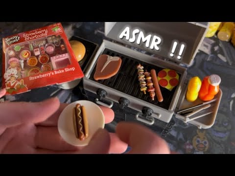 ASMR with miniature cooking toys! (teeny tinies)