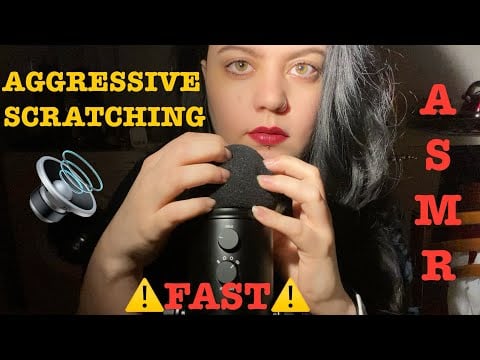 ASMR|⚠️EXTREME FAST AGGRESSIVE SCRATCHING RUBBING MIC FOAM COVER + SURPRISE NEW TRIGGER 😴