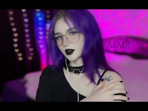 ASMR Goth Girl Is Obsessed w/ You Roleplay (ASMR For Sleep, Personal Attention, ASMR Mouth Sounds)