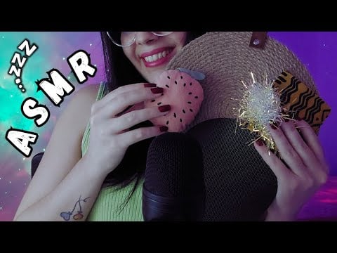 ASMR Para Dormir Com 10 Objetos Inusitados | asmrcaah