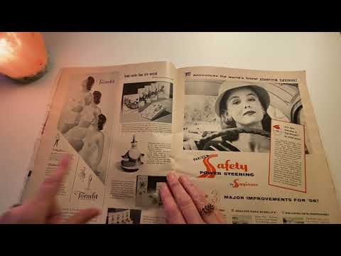 ASMR Vintage Better Homes and Garden Magazine Flip Through - Whisper Ramble