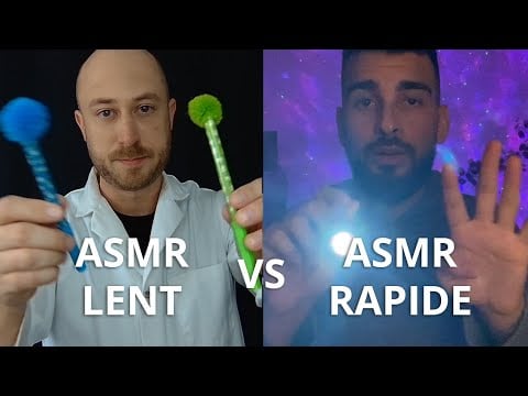 Examen des nerfs crâniens ASMR lent VS rapide avec @lakeasmr
