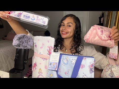 asmr : tapping on new alice in wonderland merch