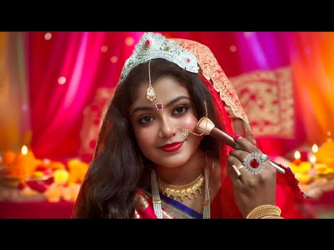 ASMR Doing My Wedding Makeup 🥹 ️