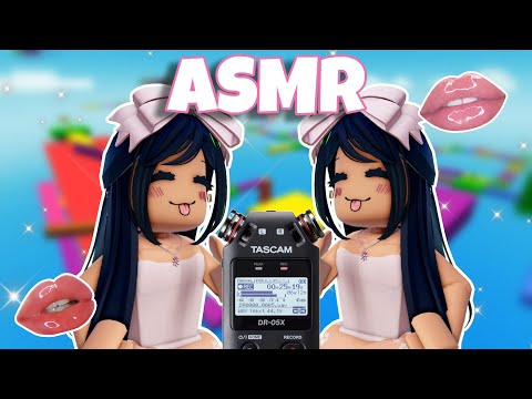 roblox asmr 🌸꒱ ONE HOUR of pure ear-to-ear mouth sounds! ♡ asmr while ...