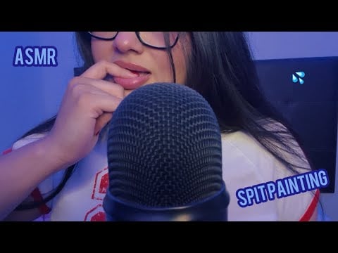 ASMR Spit Painting | 缓解焦虑 😴 用助眠的方式为你做高考应援！祝宝们旗开得胜！