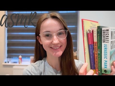 ASMR Library Assistant Roleplay 📚 Page Turning, Book Tapping and Book Reading 📖