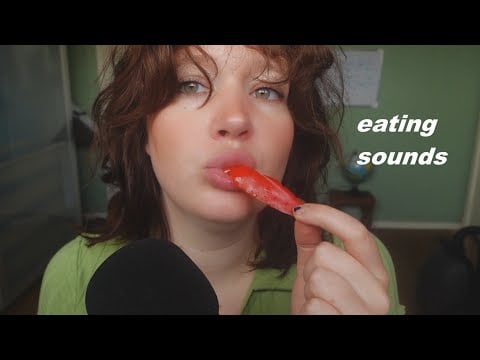 ASMR eating vegetables (intense mouth and eating sounds, no talking)