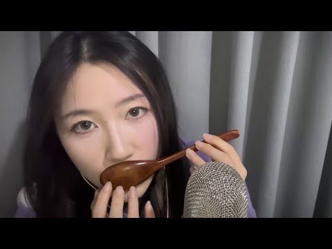 ASMR Fast Tapping & Scratching Spoon Ear to Ear | 快速敲击 刮刮声 耳边享受 - Xie ...