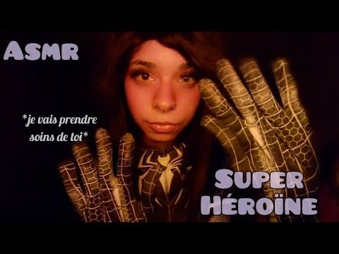 ASMR ☆ Une super héroïne s'occupe de toi/ a superhero takes care of you ...