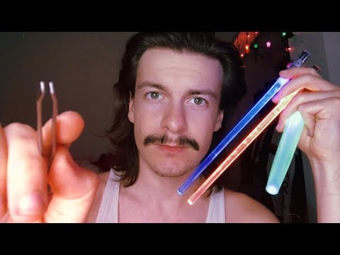 [ASMR] Scanning Your Face 5 with Plucking | Light Triggers | Visual ...