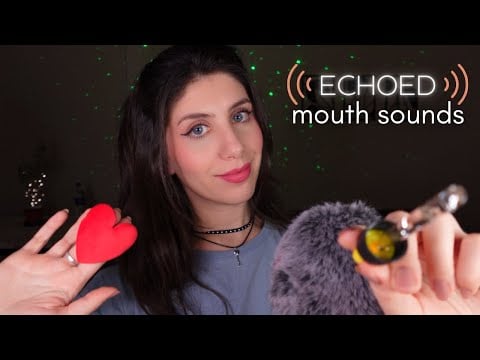 ASMR • Echoed Mouth Sounds & Visuals to help you Sleep