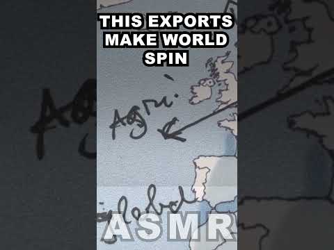 ASMR World Exports Map: The Biggest Money Makers #asmrtracing # ...