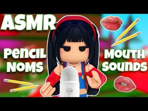 Roblox ASMR ~ Pencil Noms + Mouth Sounds!! 👄 ️