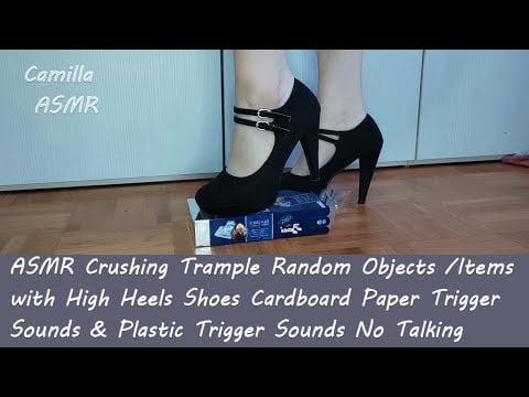 ASMR high heels shoes walking 👠 tapping sounds - Sanya ASMR channel