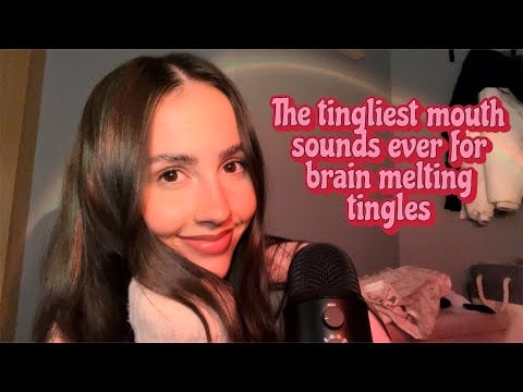 ASMR- Super close tingly mouth sounds assortment👄