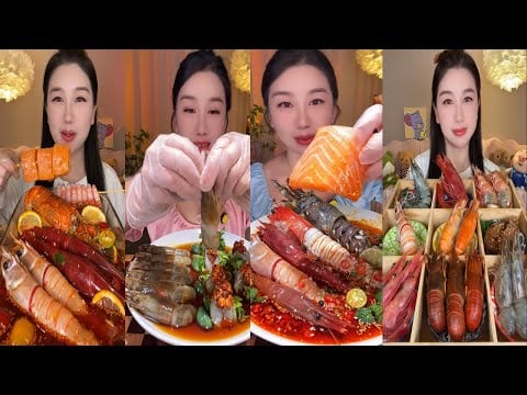 Ultimate Seafood Feast 🦞 | 해산물 먹방 🦐 | シーフード大食い 🦀 | 海鲜盛宴 🦑 | Seafood ...