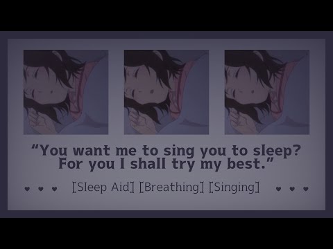 Quietly singing you to sleep [ASMR Girlfriend RP F4A] [Sleep Aid] [Breathing] [Singing]