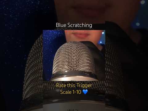 Blue Scratching! 💙 #asmr - The ASMR Index