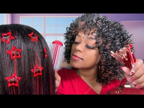 ASMR | ️Girl Who Is OBSESSED With Red Sits Behind You In Class