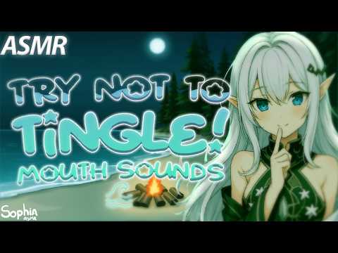 ASMR Try Not To Tingle (impossible) •☆• mouth sounds, lipstick applying ...