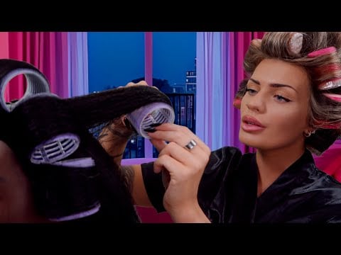 ASMR Bestie Playing w/ Your Hair & Styling It for The Party 🦋💕 (roleplay)