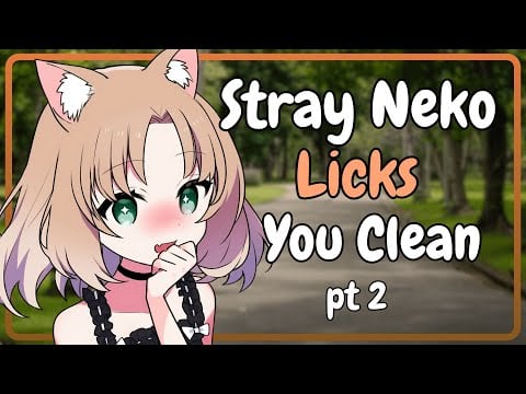 stray neko bathes you pt.2 [F4A] [neko listener] [ear licks] [scrubbing ...