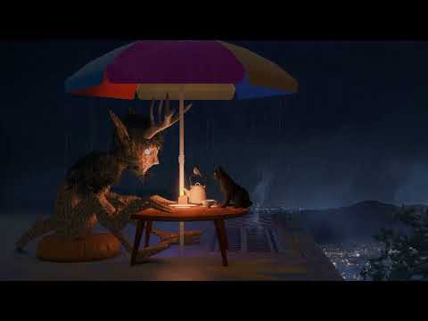 Tea Party On The Roof In The Rain | A Faun, a Cat and a Bird | ASMR ...