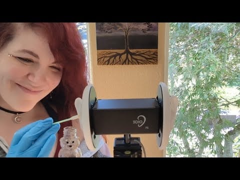 Ear Cleaning ASMR and MEASURING your ears, Otoscope exam, Personal Attention roleplay