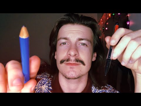 [ASMR] Lens Tapping & Tracing with a Pencil | Visual ASMR Triggers ...